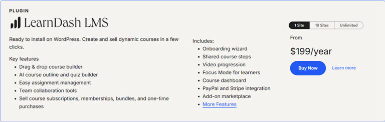 LearnDash Avis 2025 🔍 Le plugin WordPress LMS à connaître